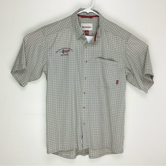 Simms | Shirts | Simms The Saltwater Angler Key West Mens Short Sleeve ...